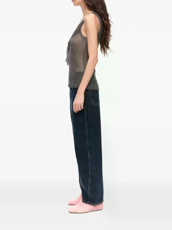 Bimba Y Lola Barrel Dark- Denim Leg 5-pocket Trousers