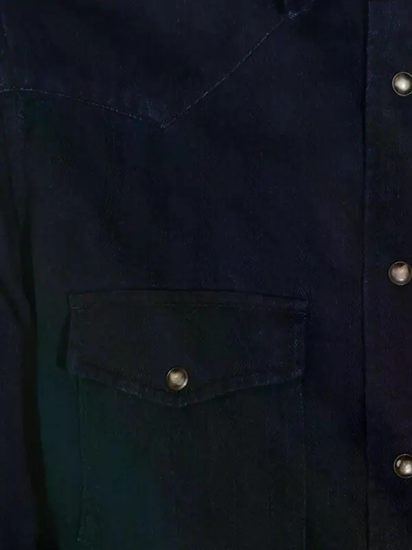 Jacob Cohen Herringbone-pattern Western Shirt