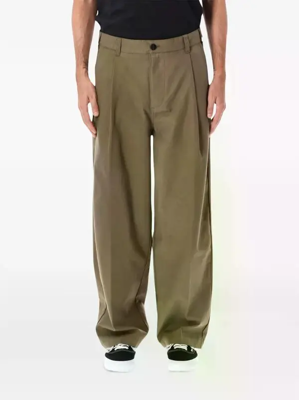 Obey Dean Pleated Wide-leg Trousers