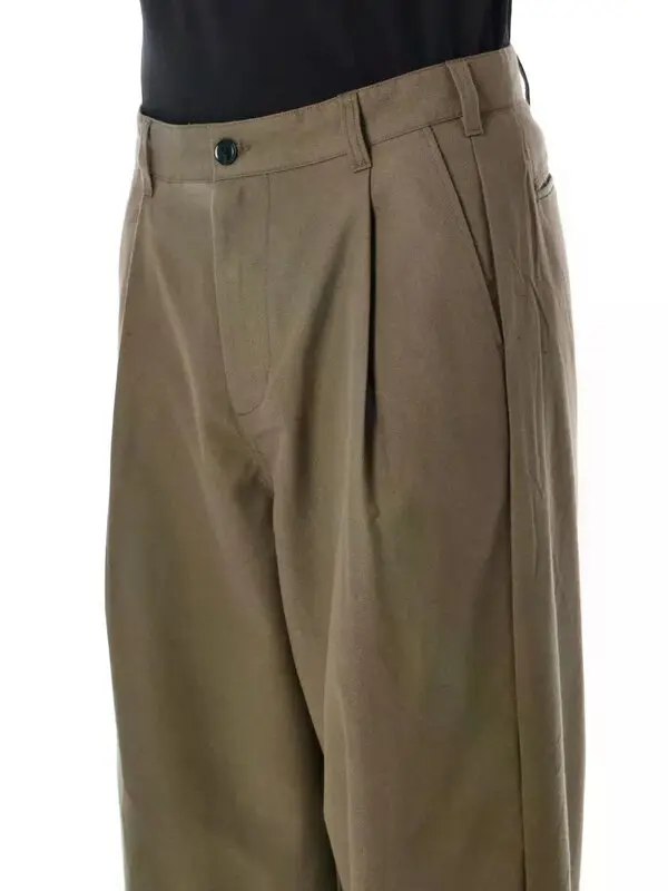 Obey Dean Pleated Wide-leg Trousers