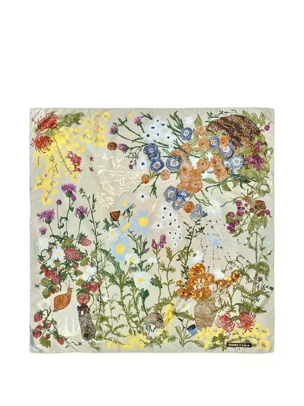 Bimba Y Lola Wild Pointillism Scarf