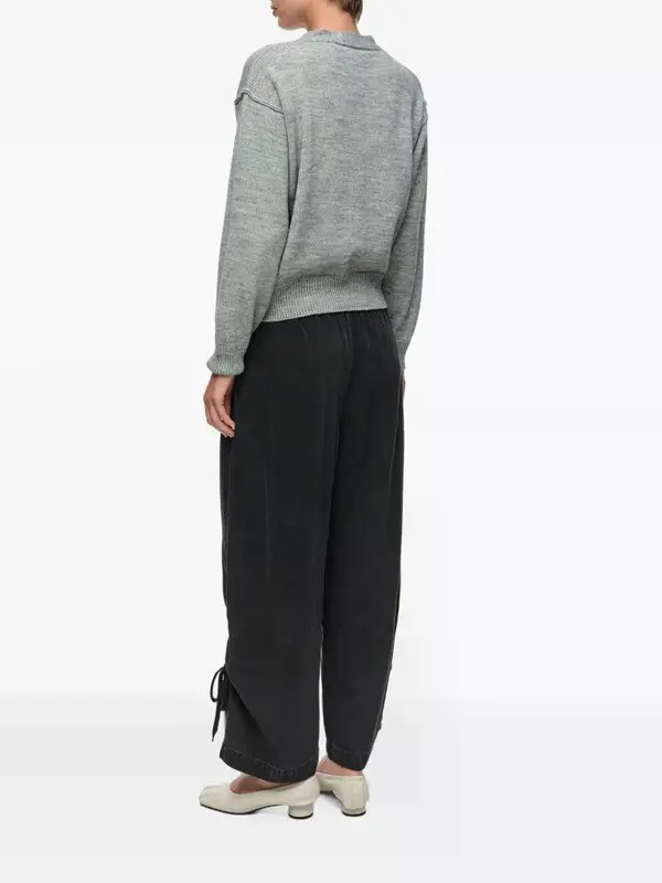 Bimba Y Lola Faded Ruched Denim Jogger Trousers