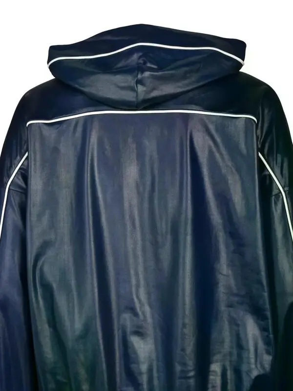 BREATH Piping-detail Half-zip Hoodie