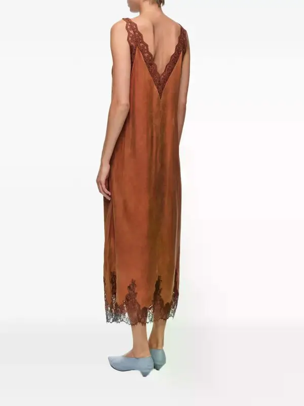 Bimba Y Lola Toffee Camisole Dress With Knot
