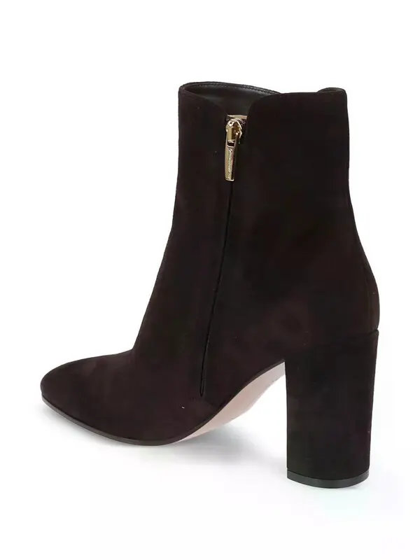 GIANVITO ROSSI Suede Ankle Boots - Brown