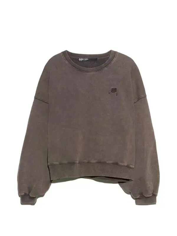 Bimba Y Lola Taupe Balloon Sweatshirt - Brown