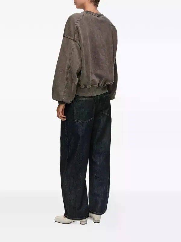 Bimba Y Lola Taupe Balloon Sweatshirt - Brown