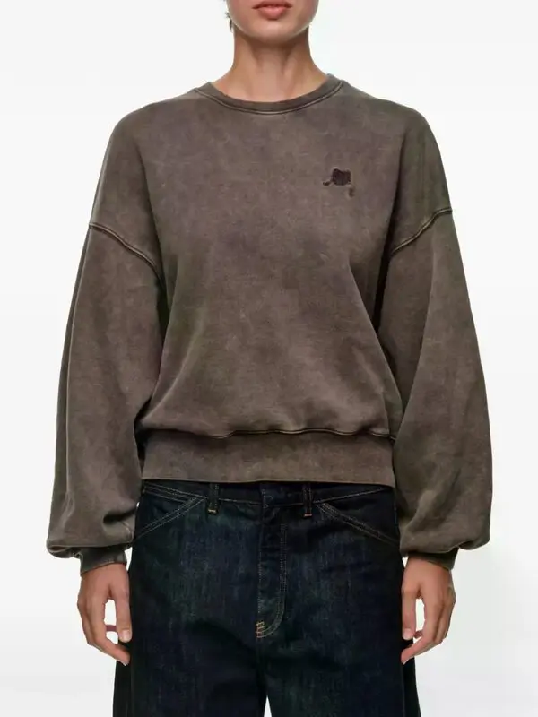 Bimba Y Lola Taupe Balloon Sweatshirt - Brown