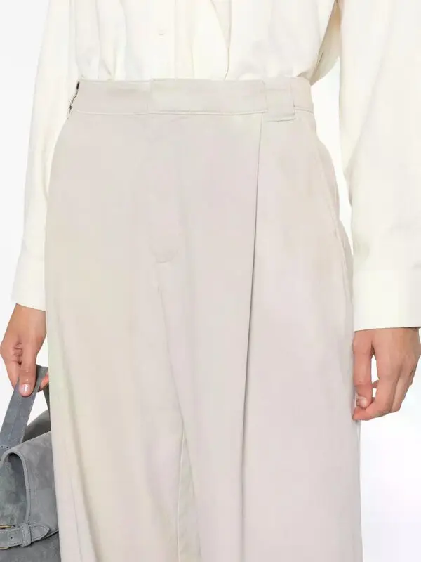 AIN AMOR Pleated Wide-leg Trousers