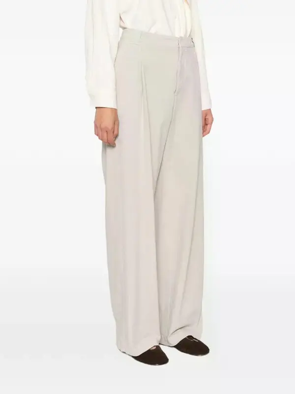 AIN AMOR Pleated Wide-leg Trousers