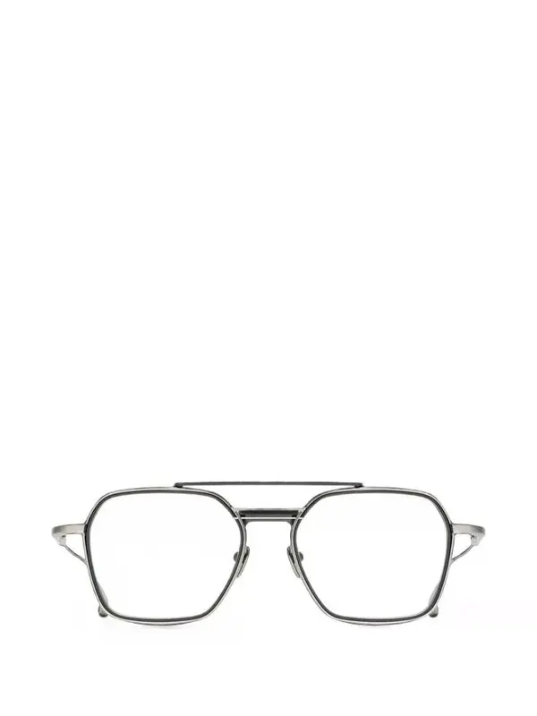 MASUNAGA Clematis Geometric-frame Glasses
