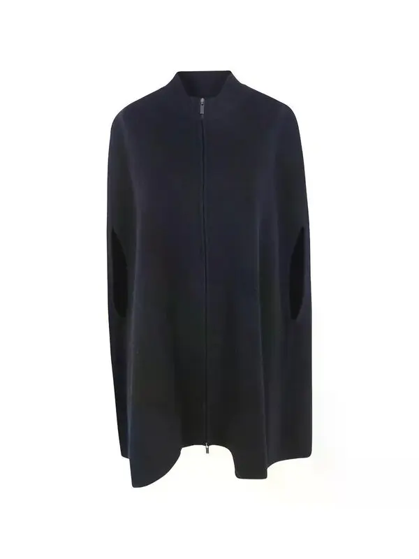 GENTRYPORTOFINO High-neck Zip-up Cape