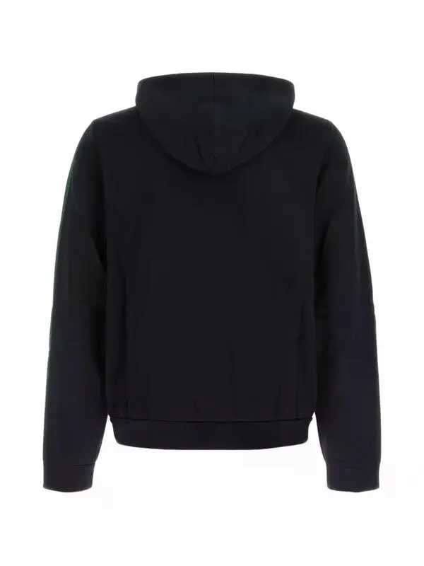Gucci Silk Cotton Jersey Zip Jacket With Web
