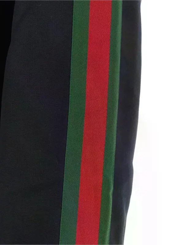 Gucci Silk Cotton Jersey Zip Jacket With Web