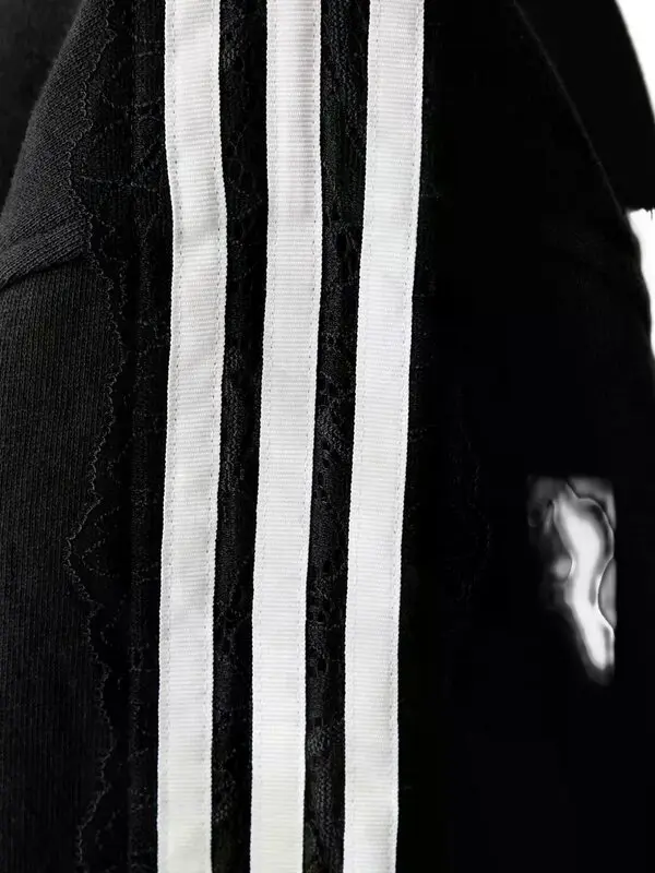 Adidas Lace-trim Side-stripe Sweater
