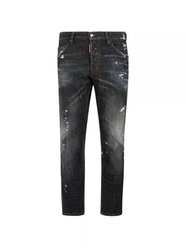 Dsquared2 Paint-splatter Jeans - Grey