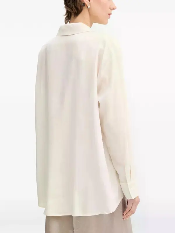 Sisley Button-down Long-sleeved Shirt