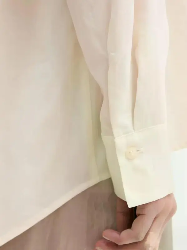Sisley Button-down Long-sleeved Shirt
