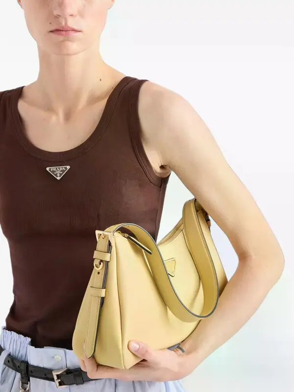 Prada Ribbed Knit Tank Top