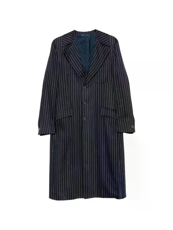 ROMEO GIGLI 1990s Pinstripe-pattern Coat