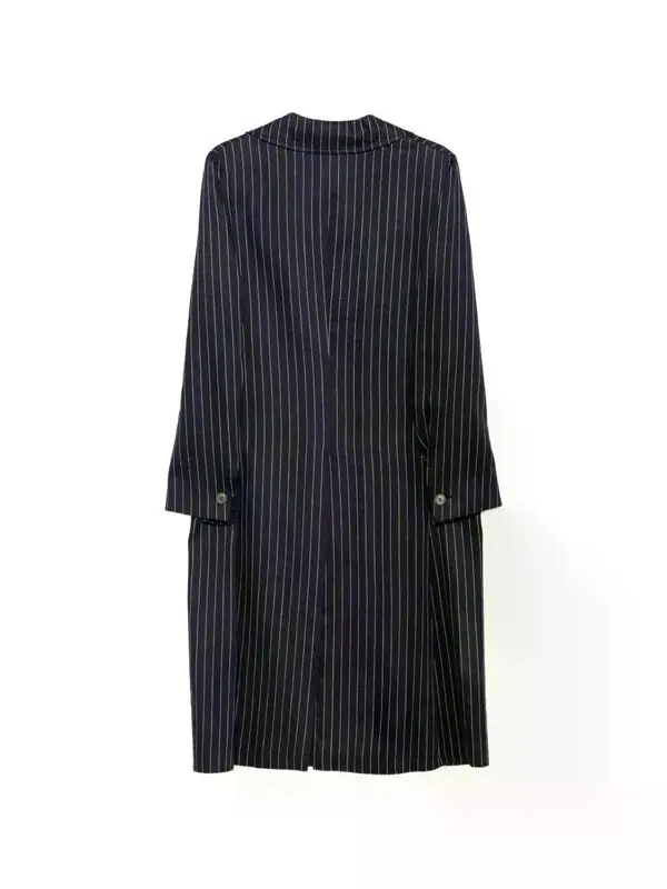 ROMEO GIGLI 1990s Pinstripe-pattern Coat