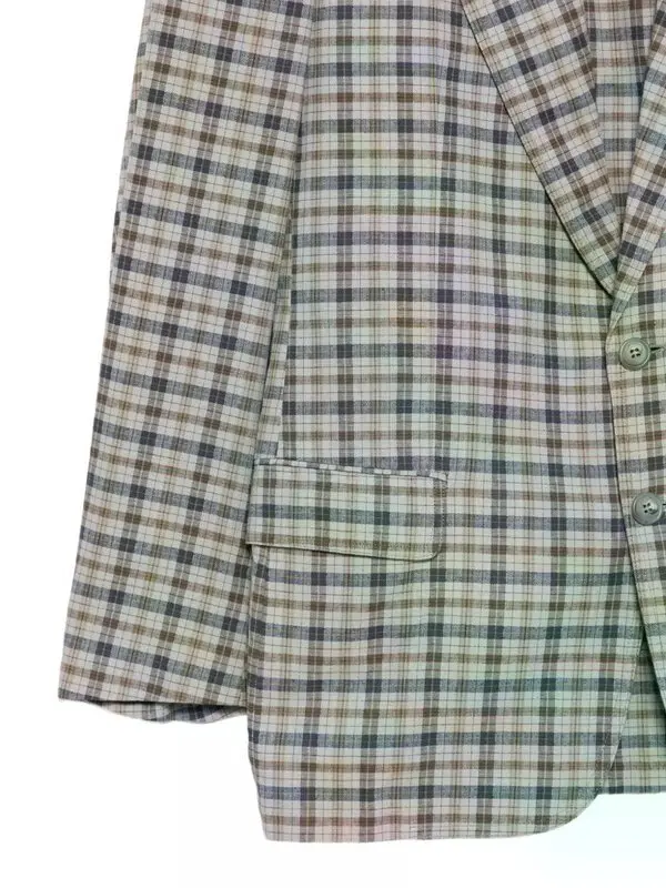 Valentino Garavani 1990s Checked Single-breasted Blazer