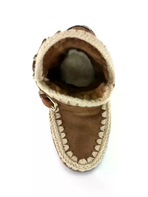 Mou Buckled Sheepskin Boots