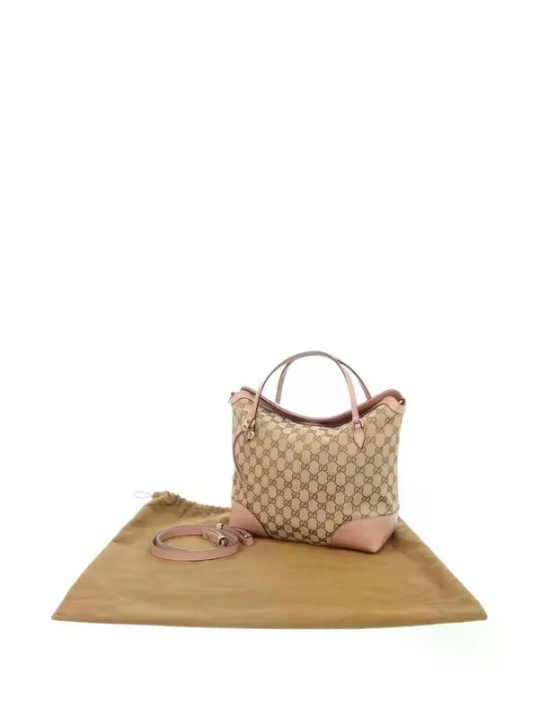 Gucci 2000-2015 Gg Canvas Medium Bree Satchel