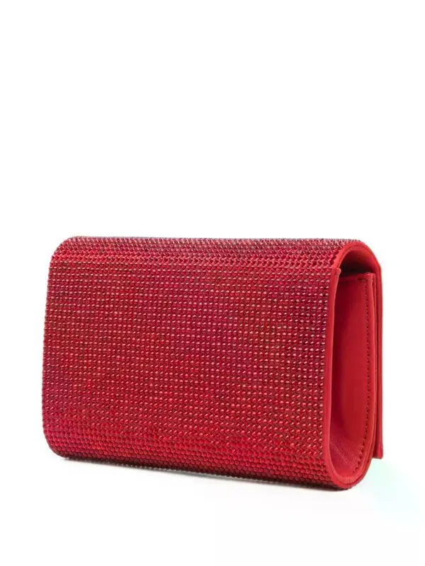 Rene Caovilla Crystal-embellished Chain-strap Clutch Bag