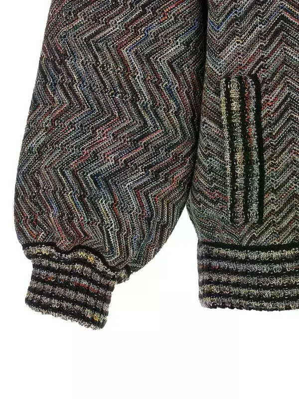 Missoni Chevron-knit Bomber Jacket