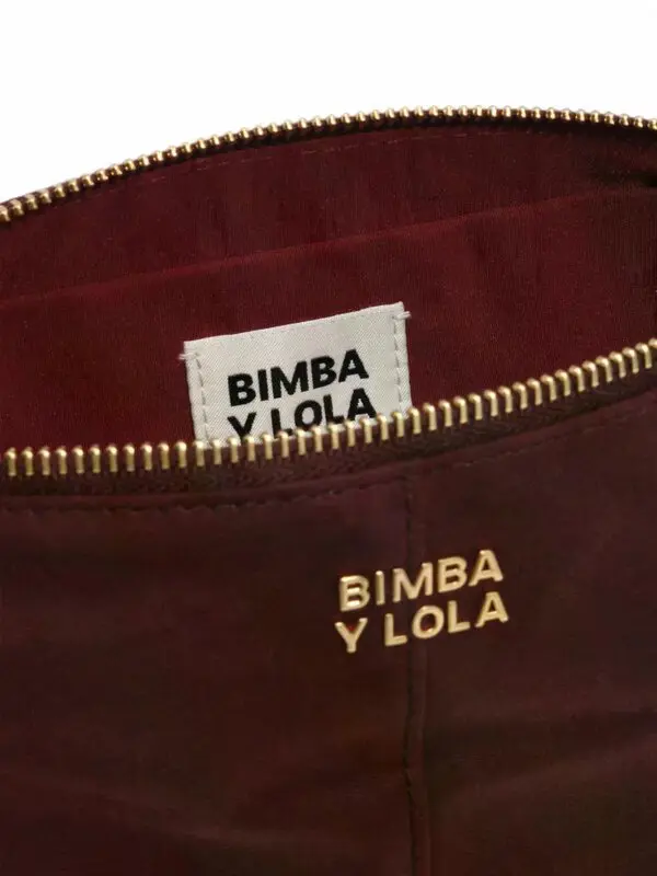 Bimba Y Lola Medium Burgundy Coated Trapecio Make-up Case