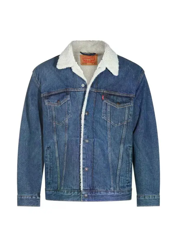 LEVI'S Sherpa-collar Denim Jacket