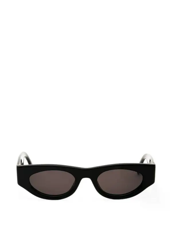 Palm Angels Griffith Oval-frame Sunglasses - Black