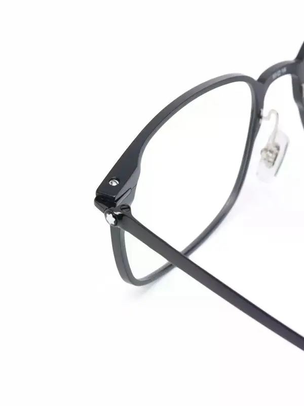 Montblanc Matte-effect Rectangle-frame Glasses