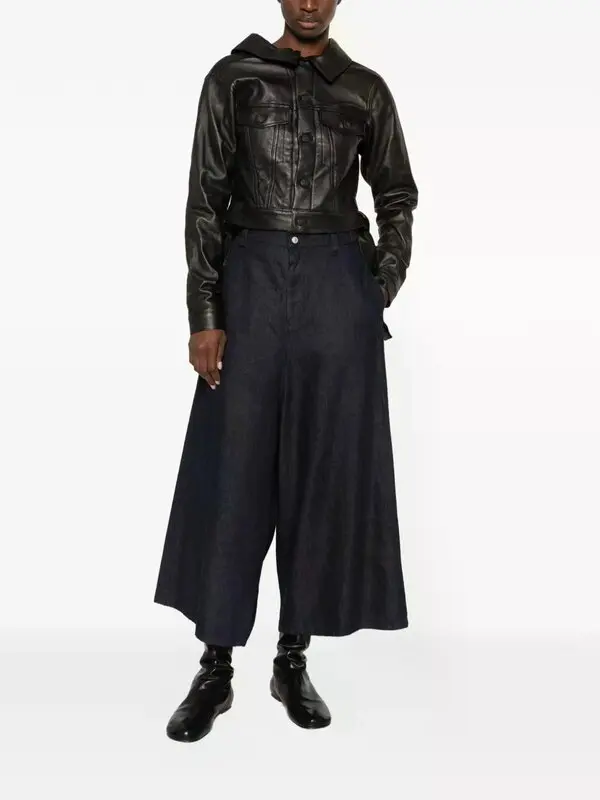 Yohji Yamamoto Cut-out Cropped Jacket