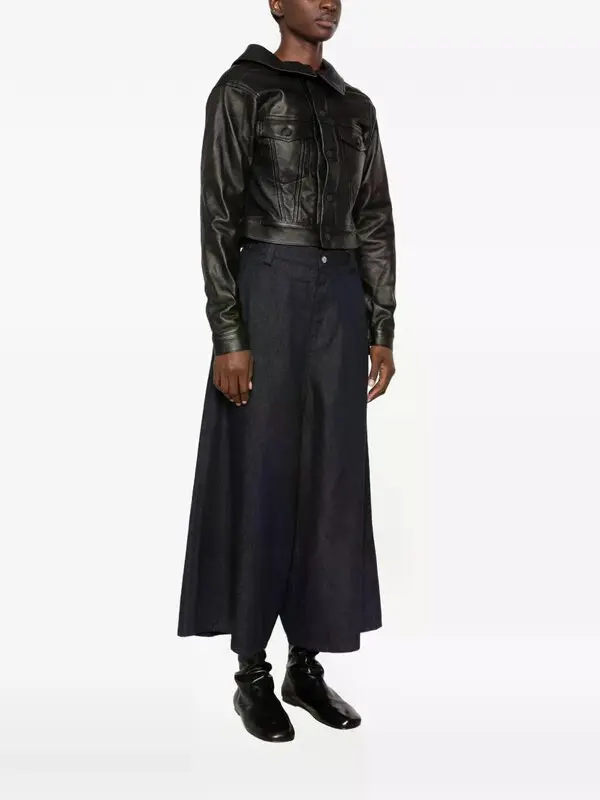 Yohji Yamamoto Cut-out Cropped Jacket