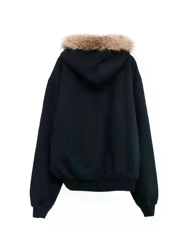 Acne Studios Sweater With Faux-fur Hood