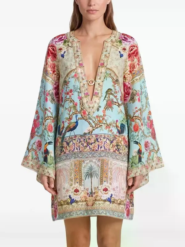 Camilla Sultans And Queens Crystal-embellished Kaftan