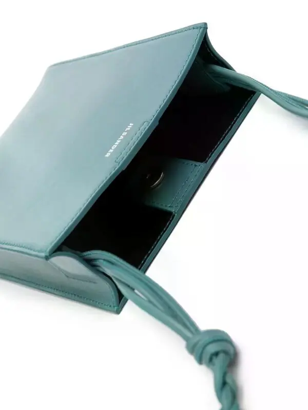 JIL SANDER Logo-print Leather Shoulder Bag