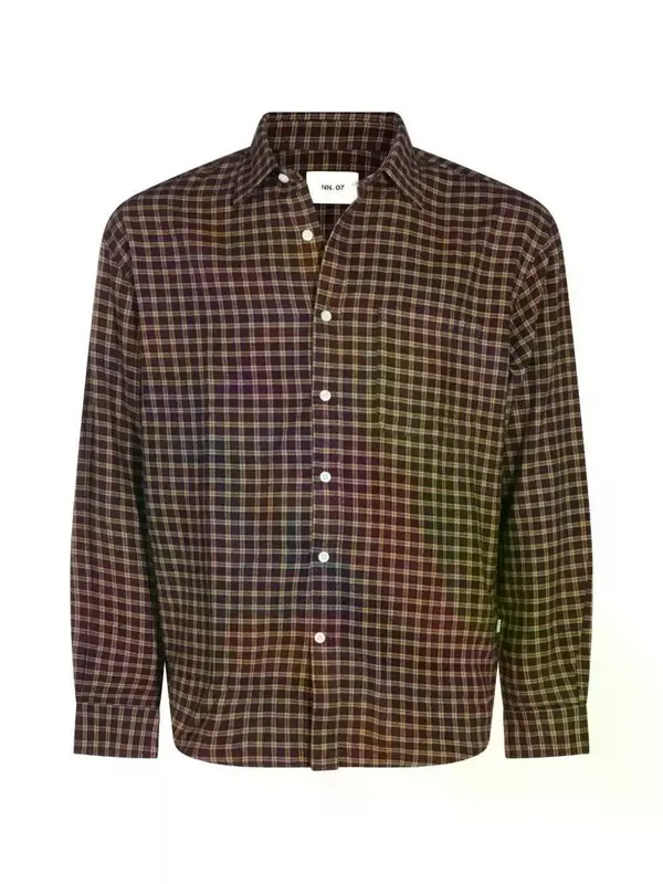 Nn07 Deon Check-pattern Shirt