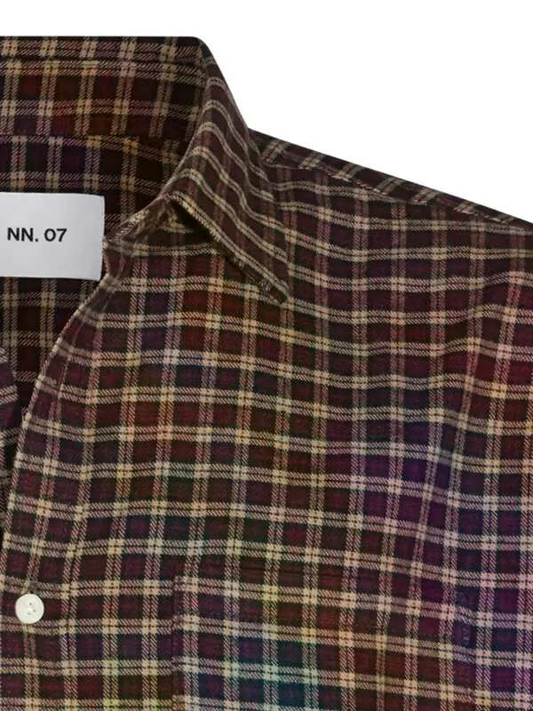 Nn07 Deon Check-pattern Shirt