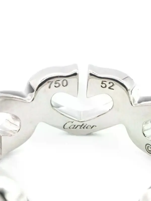 Cartier 2010s C Heart Diamond Ring