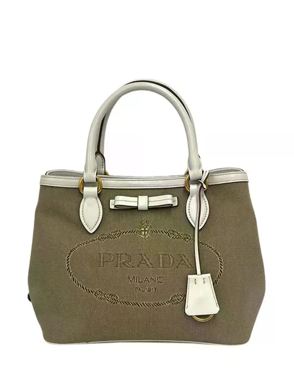 Prada 2013-2026 Canapa Logo Handbag Satchel