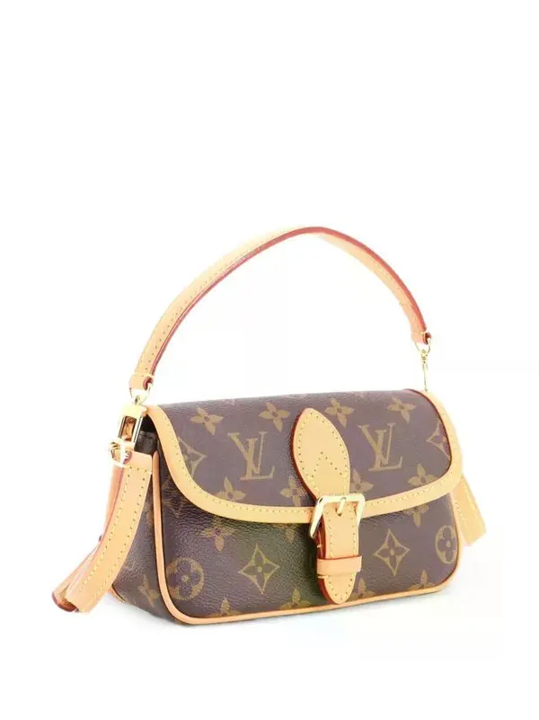 LOUIS VUITTON Diane Nm Handbag Monogram Canvas Nano Shoulder Bag