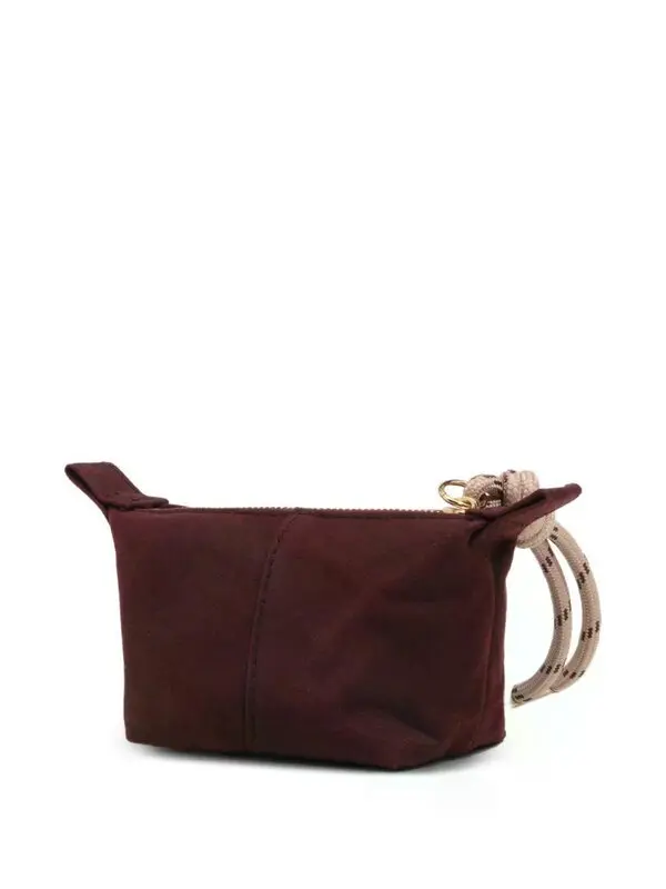 Bimba Y Lola Burgundy Coated Trapecio Coin Purse - Red