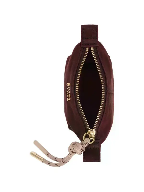 Bimba Y Lola Burgundy Coated Trapecio Coin Purse