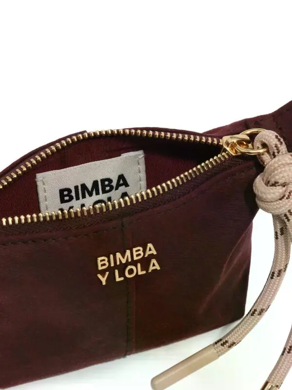 Bimba Y Lola Burgundy Coated Trapecio Coin Purse