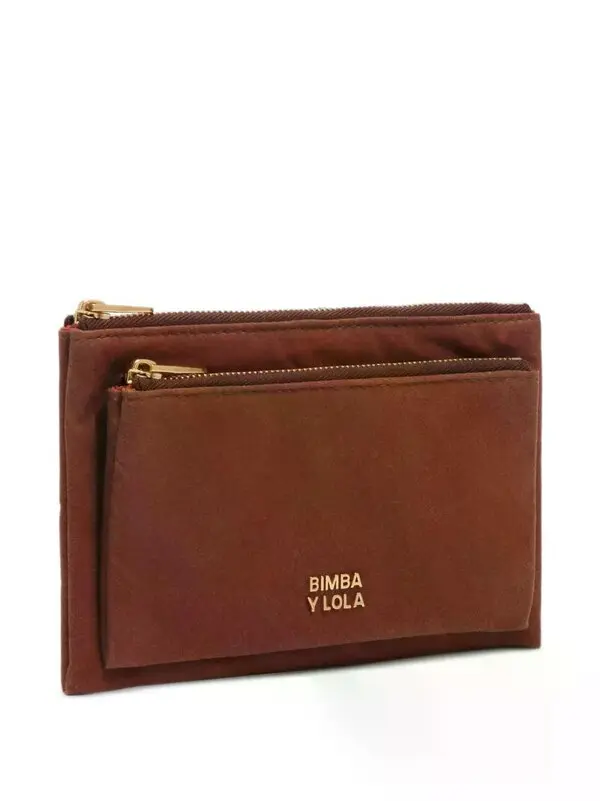 Bimba Y Lola Rust Coated Pocket Purse - Brown
