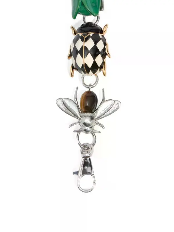 Bimba Y Lola Bracelet With Enamel Beetles And Bee