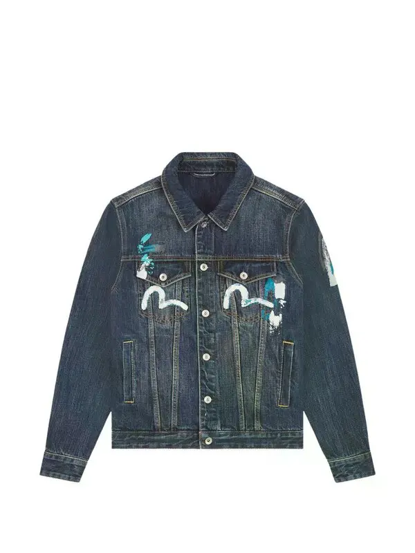 EVISU Daicock Print Denim Jacket